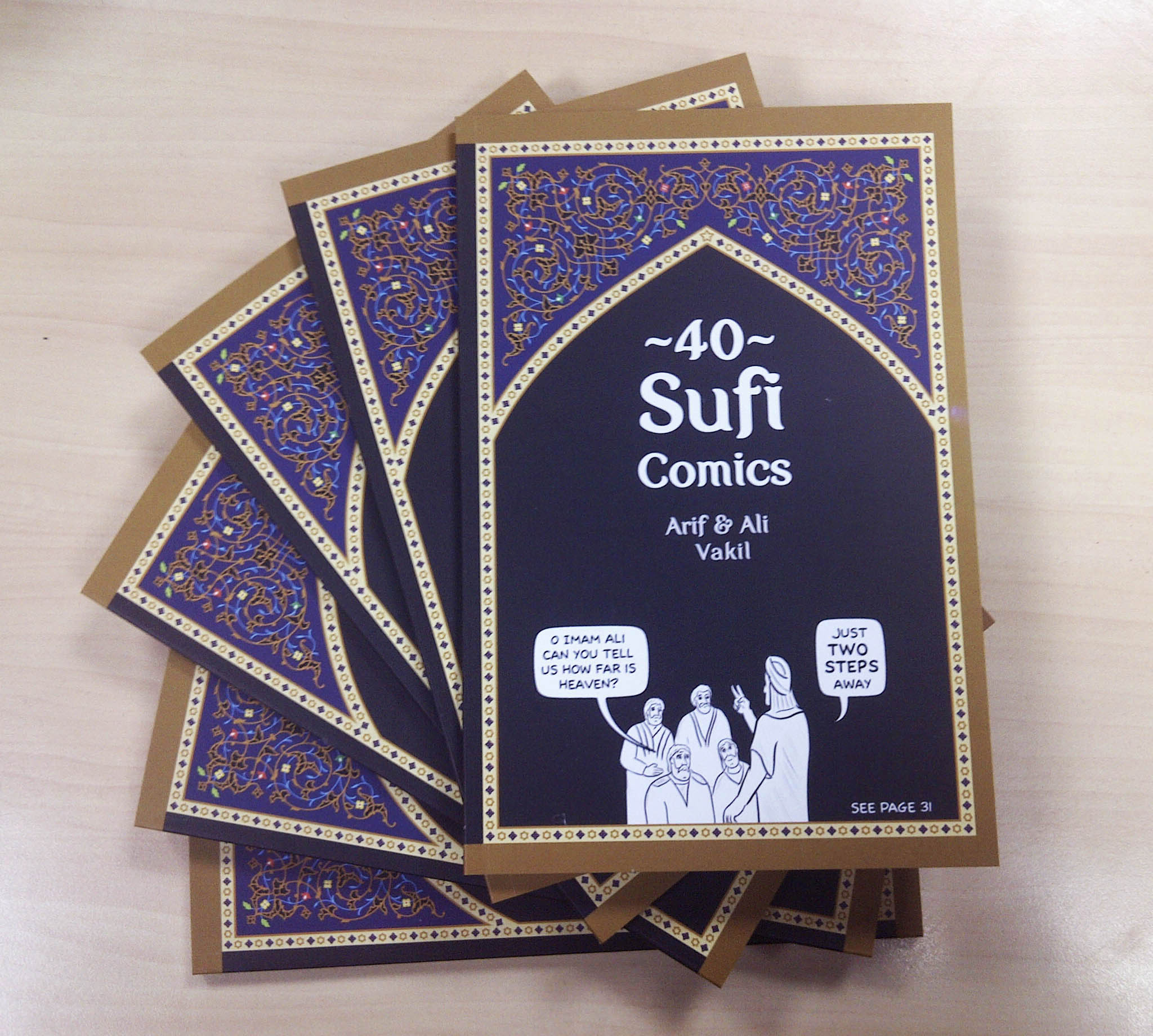 40 Sufi Comics: Hot off the Press - Arif & Ali